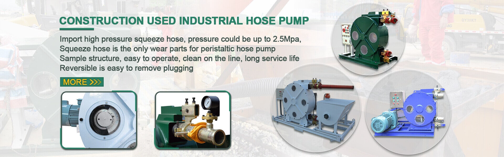 Industrial hose pump, Industrial peristaltic pump, Peristaltic hose ...